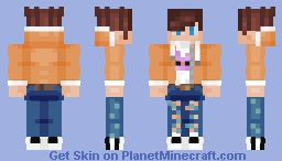 Off Shoulder Minecraft Skin