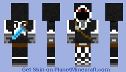 white version of bbh Minecraft Skin