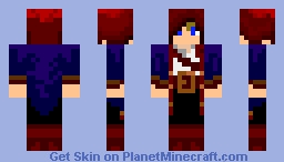 blue wolf boy Minecraft Skin