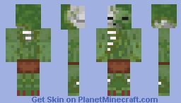 Zombie Zombieman (Without clothes) Minecraft Skin