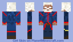 Evil Wizard (Herobrine Version) Minecraft Skin