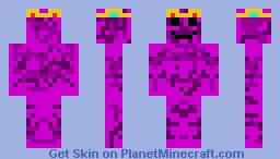 Pink crown creeper (request) Minecraft Skin