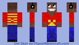 Happy face man Minecraft Skin