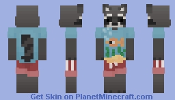 Raccoon #1 Minecraft Skin