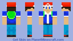 Pokemon Trainer Minecraft Skin