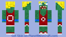Zombie with polvault (plants vs zombies) Minecraft Skin