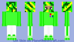 Ponk MCC Pride Lime Llamas Skin Minecraft Skin