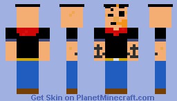 popeye (For Josh) Minecraft Skin