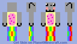 Poptart Cat Minecraft Skin