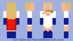 Powergirl (Kara Zor-L) (Kara Starr) Minecraft Skin