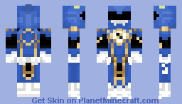 Power Ranger Prime - Blue Ranger Minecraft Skin