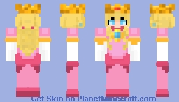 Princess Peach Minecraft Skin