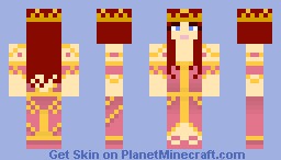 Pink Princess Minecraft Skin