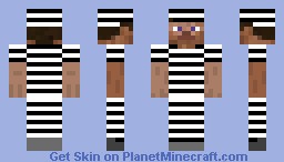Prison-Buddy Steve Minecraft Skin