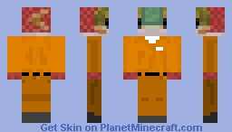 Salmon Head 2d Minecraft Skin