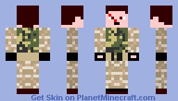 Scar Marine Minecraft Skin