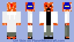 Creeper with headset Minecraft Skin