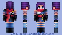 Psylocke | Marvel Rivals Minecraft Skin