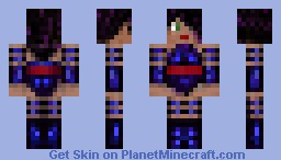 Psylocke Minecraft Skin