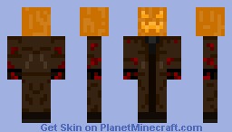 bloody pumkin head Minecraft Skin