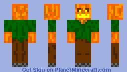 Pumpkin Golem Minecraft Skin