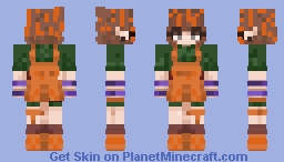 Fall Pumpkin Minecraft Skin