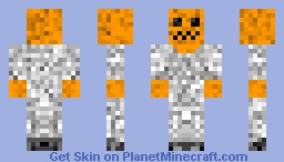 Pumpkin man Minecraft Skin