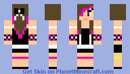 Punk Rock Girl Minecraft Skin