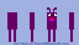 purple alien Minecraft Skin