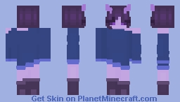 Purple Devil Minecraft Skin