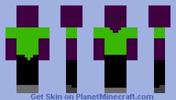 Purple Man Minecraft Skin