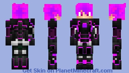 Purple Hero Minecraft Skin