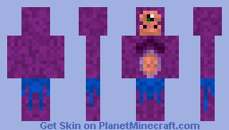 Purple Monkey Minecraft Skin
