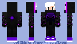 Purple Skull Boy Minecraft Skin