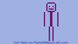 Purple Stickman Minecraft Skin