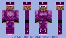 Minecraft Dirt Warrior Skin Purple Minecraft Skin