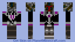 purple boba Minecraft Skin