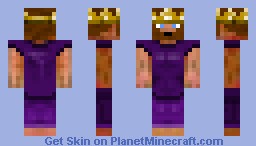 skin king Minecraft Skin