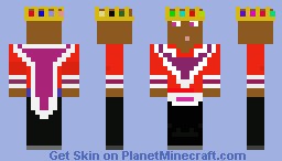 purple king Minecraft Skin