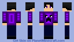 skittlecrafter purple Minecraft Skin