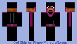 Nightwing Purple Minecraft Skin