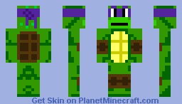 purple ninja turtle Minecraft Skin