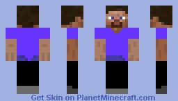 Purple Steve Minecraft Skin
