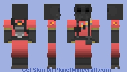 RED Pyro Minecraft Skin