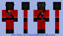 tf2 pyro-red Minecraft Skin