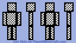 Checker Man Minecraft Skin