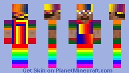 Rainbow (Steve) Minecraft Skin