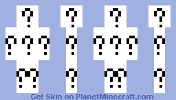 Question marks Minecraft Skin