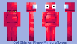R.E.P.O. Semibot (Red) Minecraft Skin