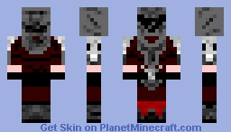 (RAGE) Crimson Elite Armor Minecraft Skin